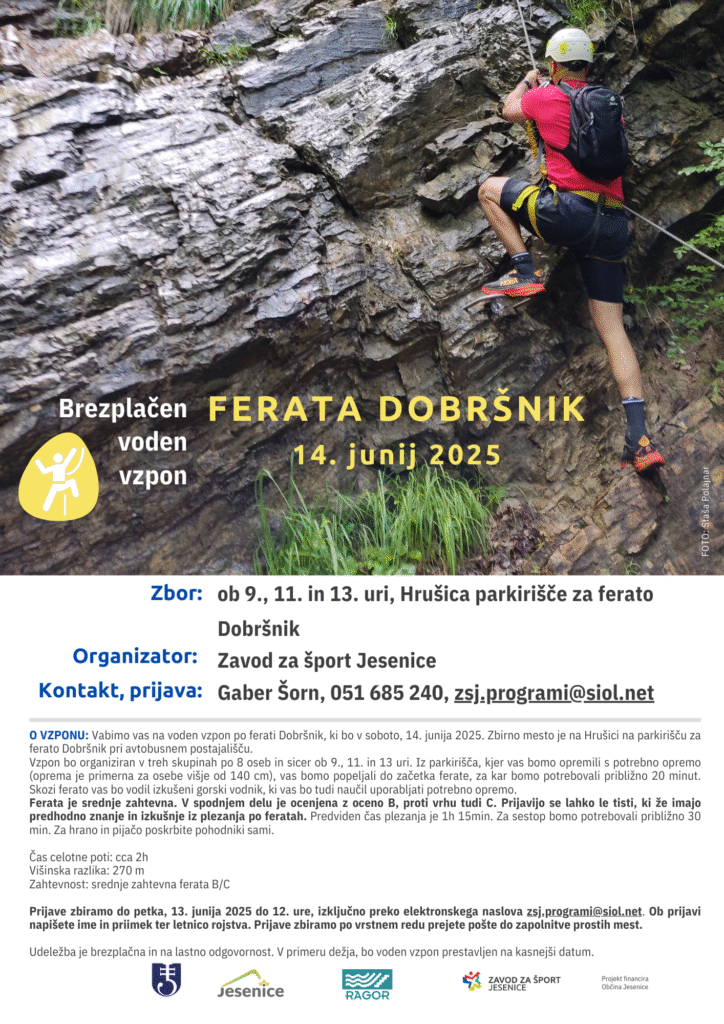 Po jeseniških hribih 2025 - vzpon po ferati Dobršnik - RAGOR